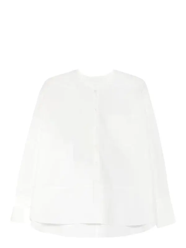 SUSANNE BOMMER Chest-pocket Loose-fit Blouse - Neutrals