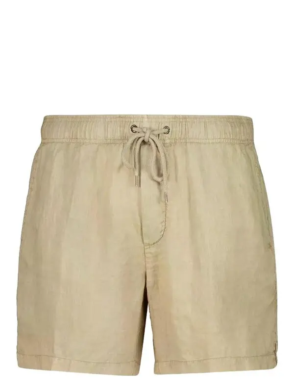 JAMES PERSE Linen Drawstring Shorts - Neutrals