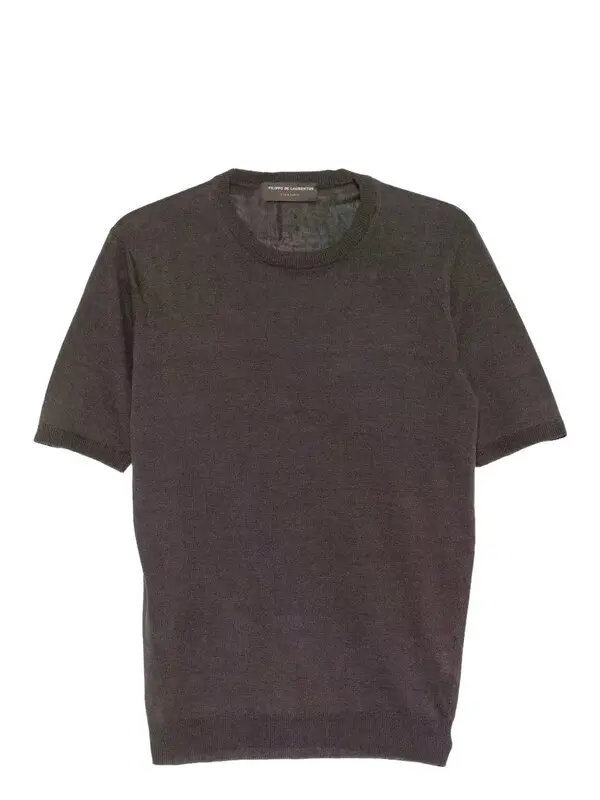 FILIPPO DE LAURENTIIS Short-sleeve T-shirt - Brown