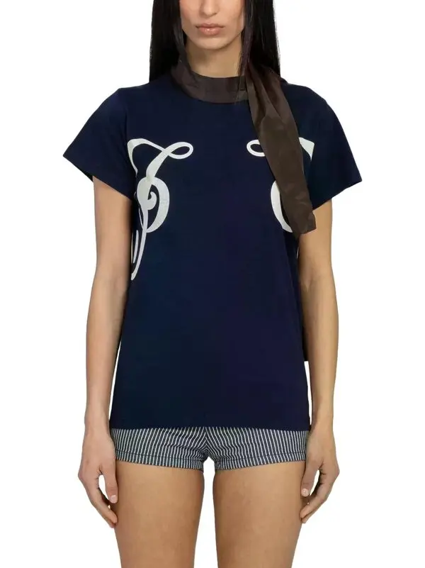 Gimaguas Phoebe Graphic-print T-shirt - Blue