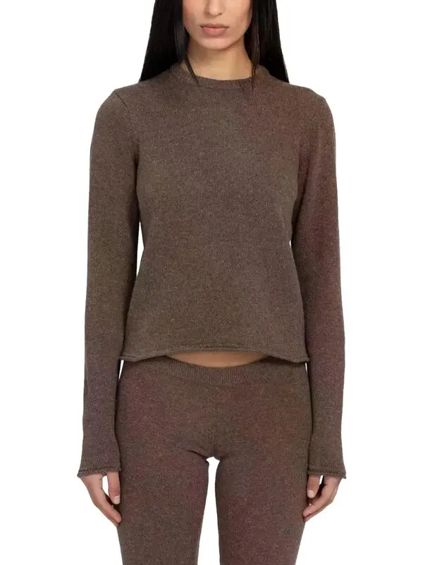 Gimaguas Cometa Ribbed-knit Sweater - Brown