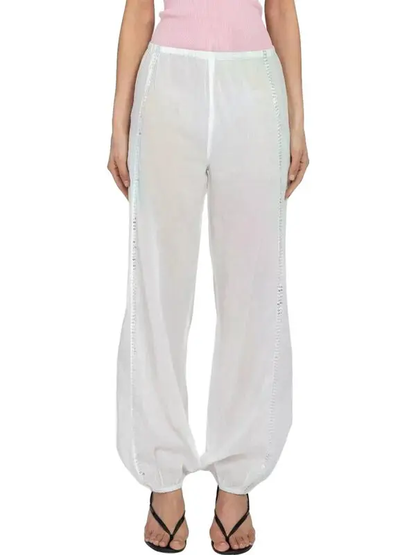 Gimaguas Sequin-embellished Trousers - White