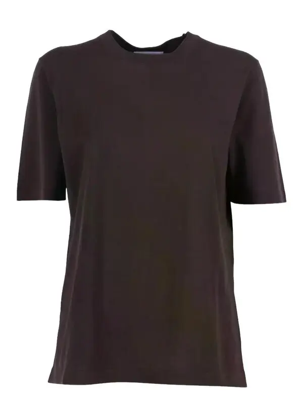 KANGRA Crew-neck Short-sleeve T-shirt - Brown