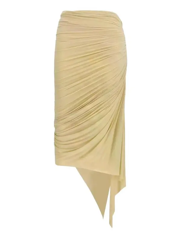 FRANCESCO MURANO Draped Asymmetric Skirt - Neutrals