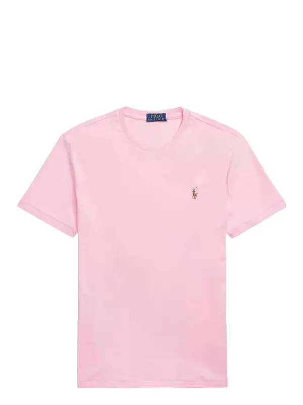 Polo Ralph Lauren Embroidered-logo T-shirt - Pink