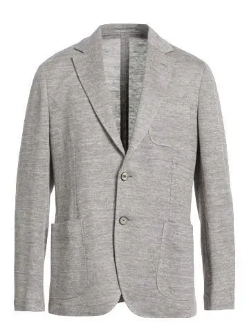 FERRAGAMO Single-breasted Blazer - Grey