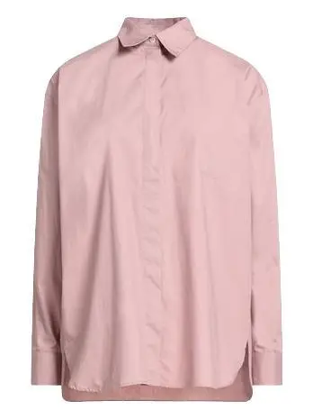 Pinko Woven Shirt With Embroidered Logo - Pink