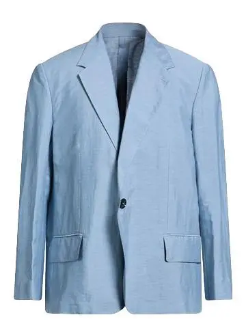 Dolce & Gabbana Blazer Pastel Size Linen, Polyamide - Blue