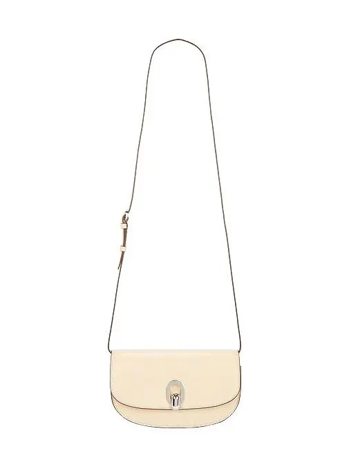 Savette Tondo Crescent Bag - Bone