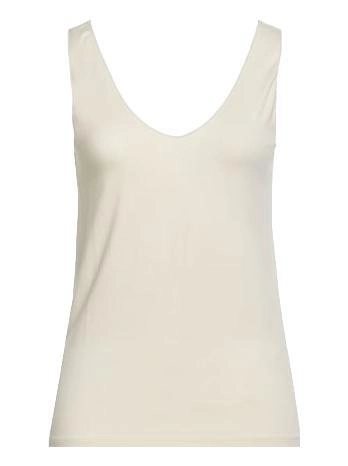 Majestic Filatures Sleeveless V-neck Tank Top - Cream