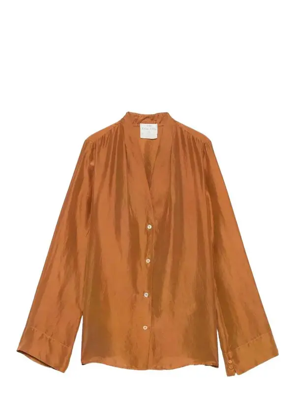 FORTE_FORTE Long-sleeve Shirt - Brown