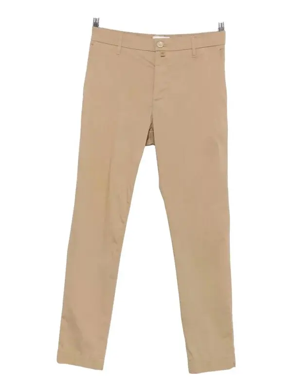 Jacob Cohen Logo-patch Trousers - Neutrals