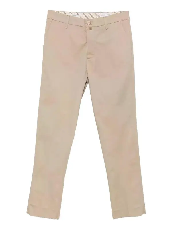 Jacob Cohen Logo-patch Trousers - Neutrals