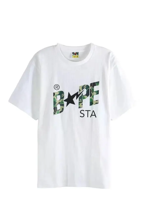 A BATHING APE Sta Camo-print T-shirt - White