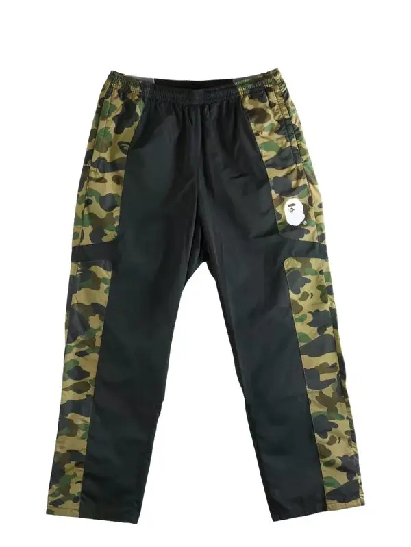 A BATHING APE 1st Camo-print Track Pants - Black