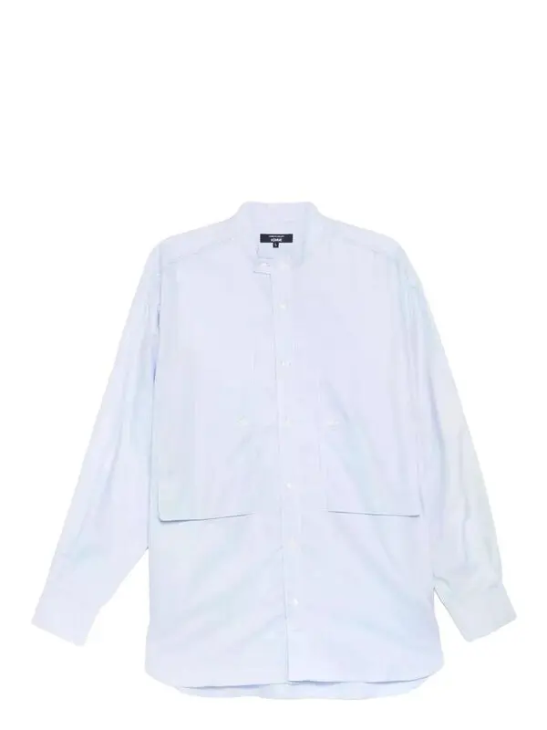 Comme Des Garçons Patch-pockets Shirt - Blue