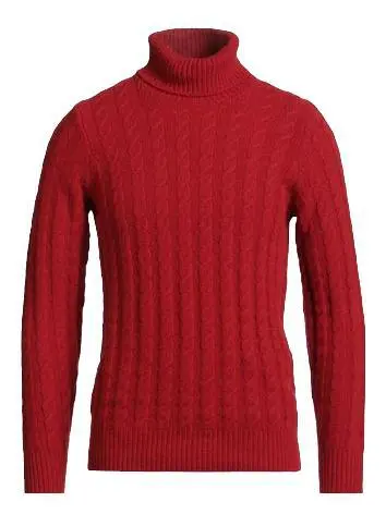 ZANONE Turtleneck Cable-knit Sweater - Red
