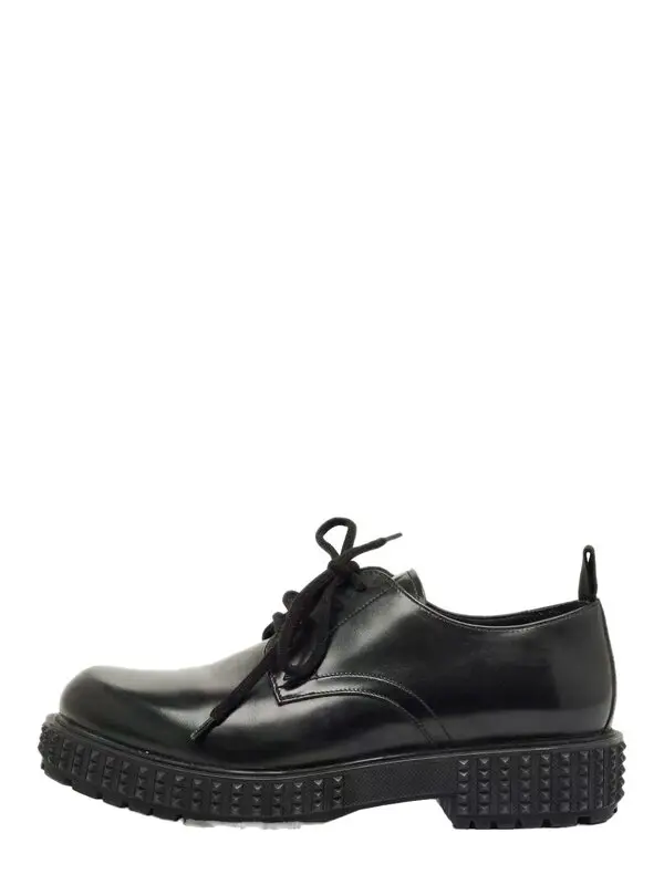 Valentino Garavani Leather Oxford Shoes - Black