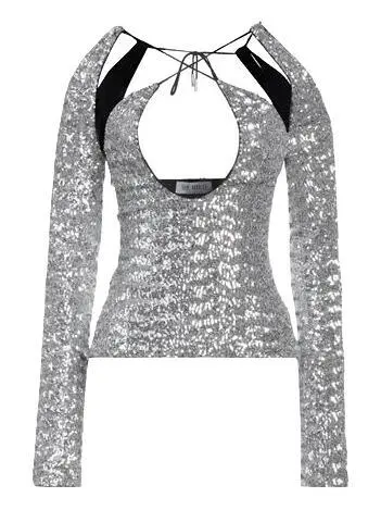 Attico Tulle Top - Silver