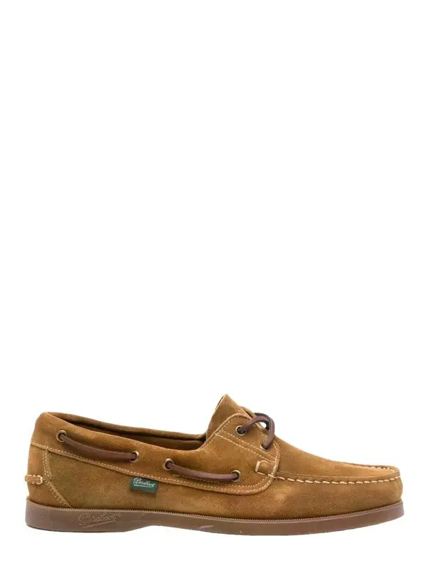 Paraboot Suede Boat Shoes - Brown