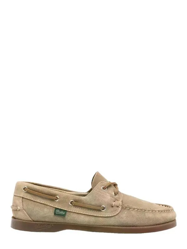 Paraboot Suede Boat Shoes - Neutrals