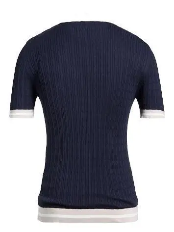 Eleventy Cotton Two-tone Sweater - Blue