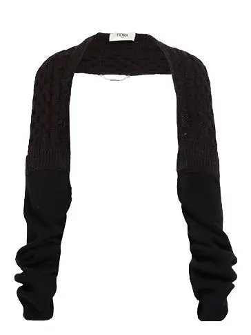 Fendi Wool Shrug - Black