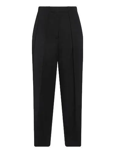 Balmain Tapered Virgin Wool Pants - Black