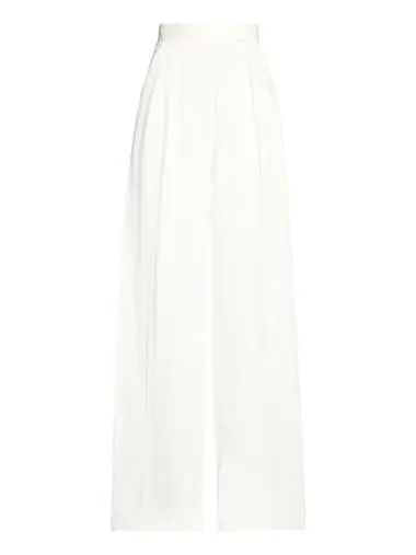 Max Mara Cotton Wide-leg Pants - White