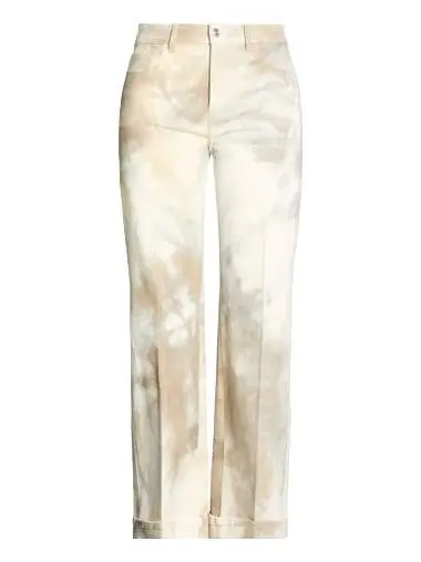 DEPARTMENT 5 Wide Leg Tie-dyed Pants - Beige