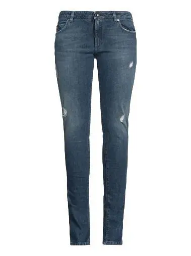 Dolce & Gabbana Boot-cut Jeans With Logo - Blue