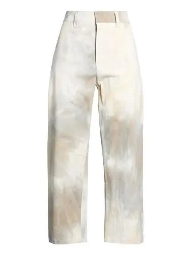 DEPARTMENT 5 Cotton Elastane Tie-dye Straight-leg Pants - White
