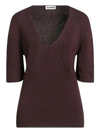 JIL SANDER Knitted Top - Brown