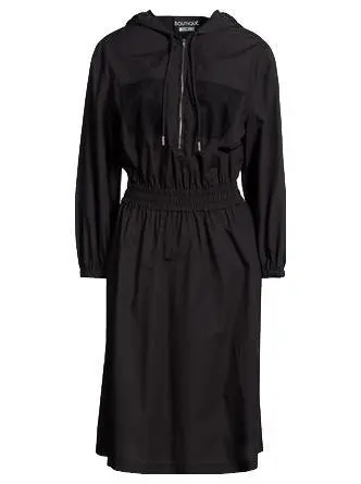 Moschino Midi Cotton Dress - Black