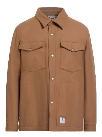 DEPARTMENT 5 Wool-blend Flannel Overshirt - Camel