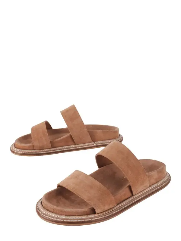 Intentionally Blank Jasmine Flat Sandal - Brown