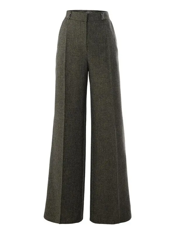 EXQUISE Wide Leg Natasha Pants - Grey