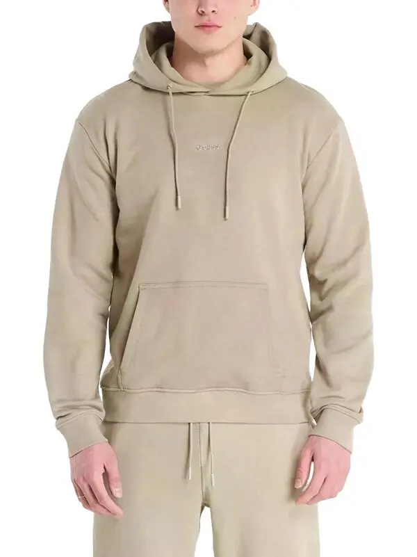 Guess Logo-lettering Hoodie - Grey