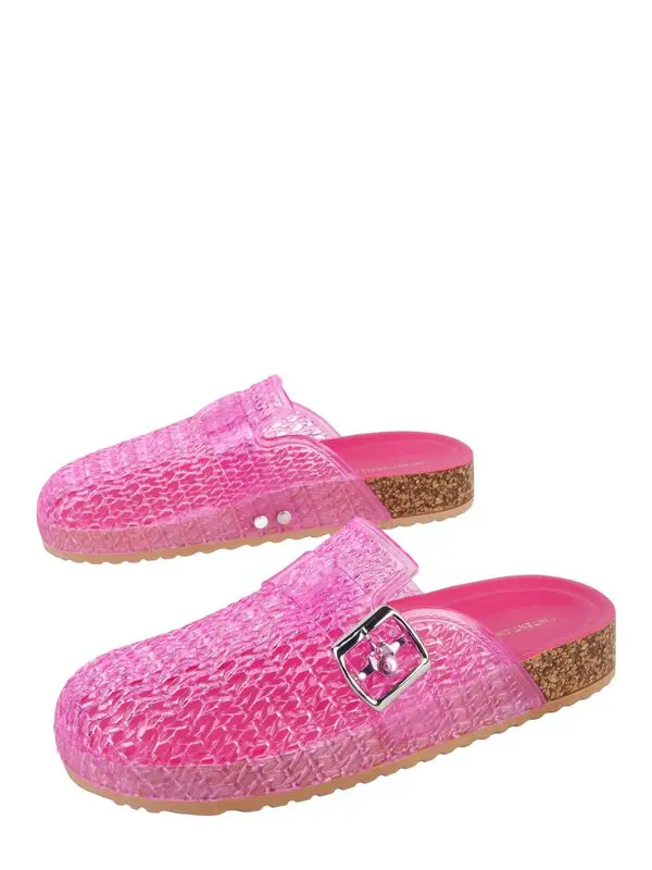 Intentionally Blank Seth Jelly Clog Mule - Pink