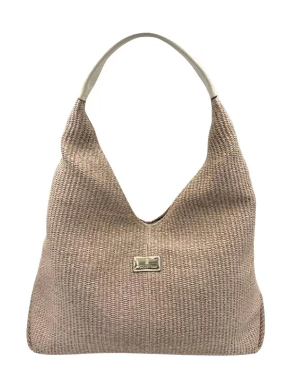 FRANCHETTI BOND Bronte Raffia Tote - Beige