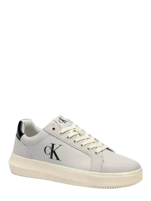 Calvin Klein Logo Lace-up Sneakers - Grey