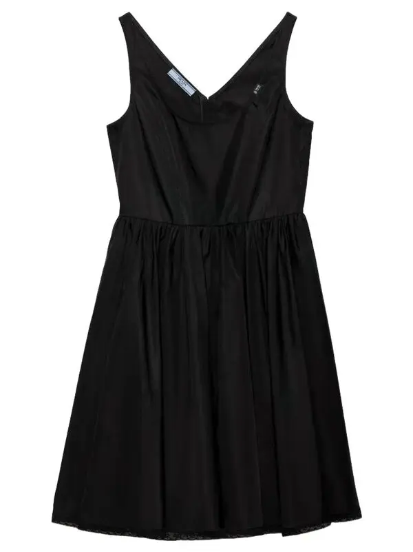 Prada Re-nylon Mini-dress - Black