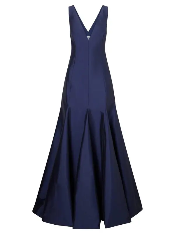 Bernadette Aurelia Paneled Gown - Blue