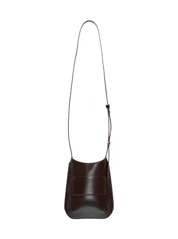Jacquemus Bisou Leather Shoulder Bag - Brown