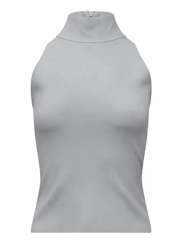 COURREGES Heritage Sleeveless Top - Grey