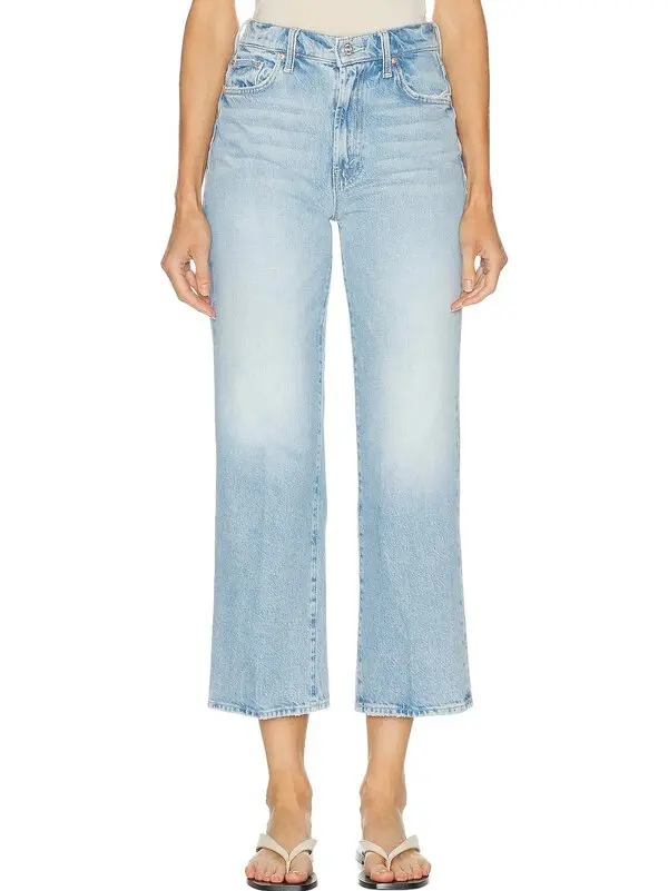 MOTHER The Rambler Zip Flood Jeans - Reelin' In The Fun