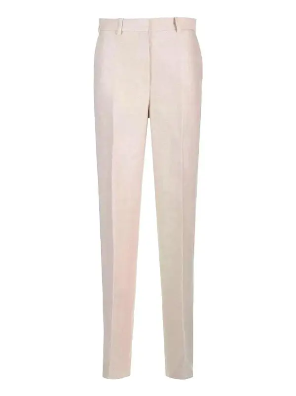 Theory Linen-twill Trousers - Neutrals