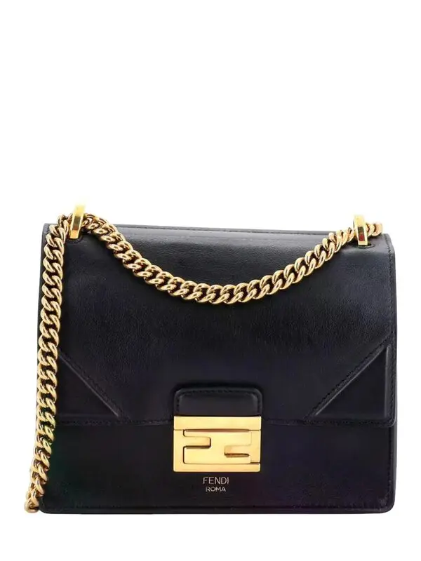 Fendi Kan U Shoulder Bag - Black