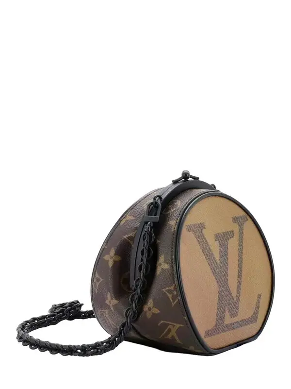 LOUIS VUITTON Boursicot Boite Chapeau Shoulder Bag Reverse Monogram Giant - Brown