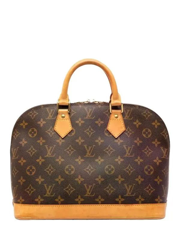 LOUIS VUITTON 1998 Monogram Alma Pm Handbag - Brown